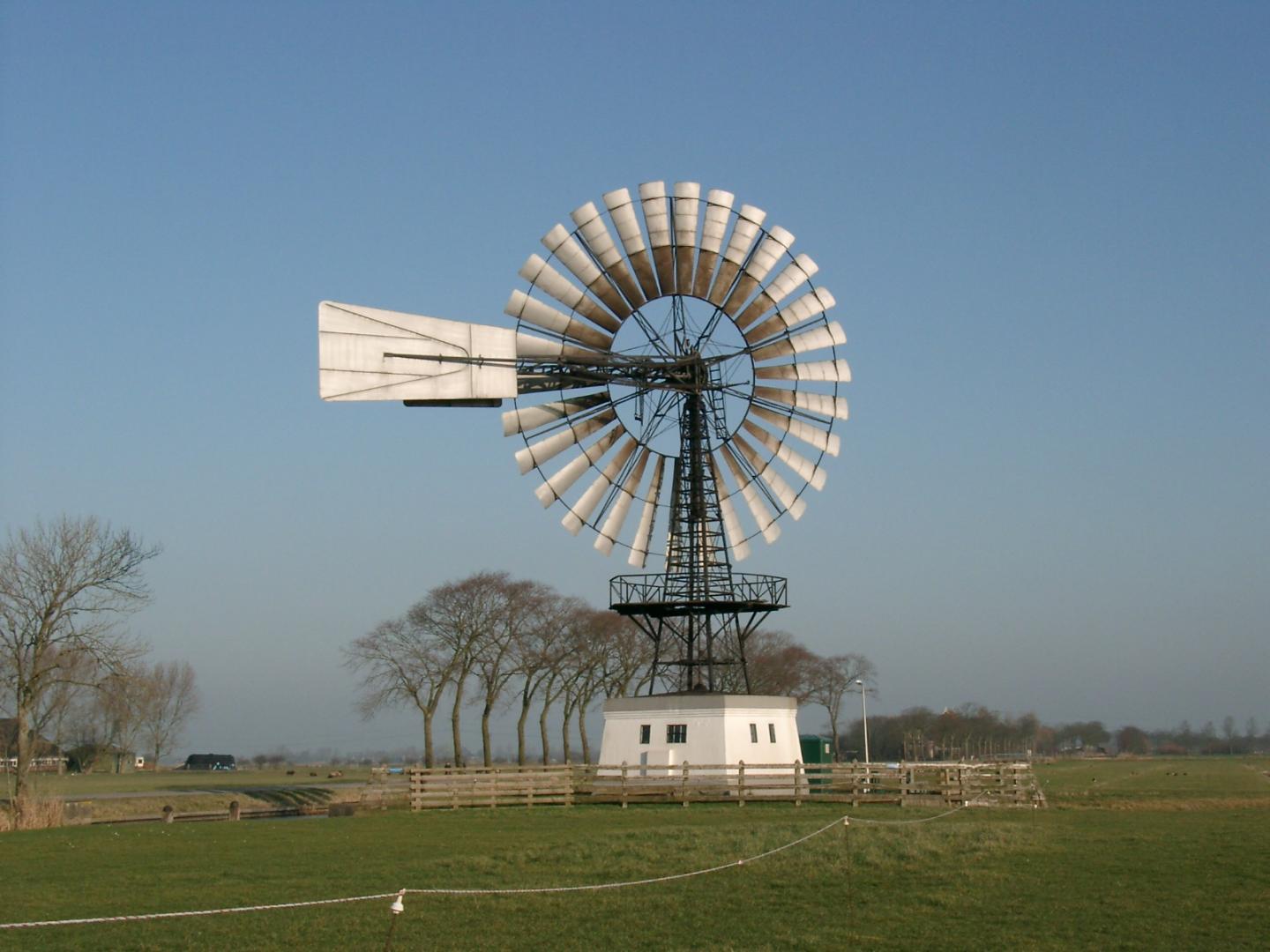 Windmotor Weidum · Stichting Waterschapserfgoed